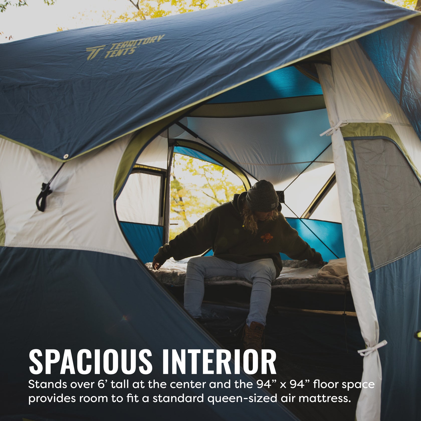 Territory Tents Jet Set 4-Person Tent, Jet Set Framework, hub Tent, No ...